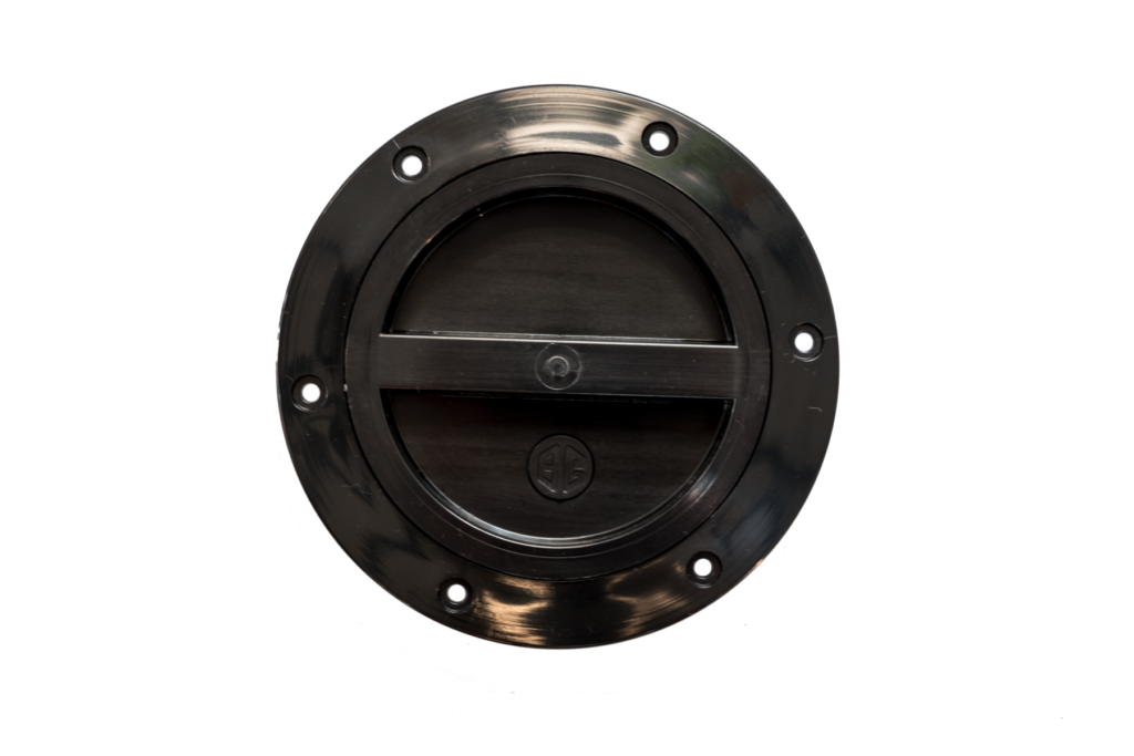 4 inch Inspection hatch complete - black — Australian Kayak Specialists